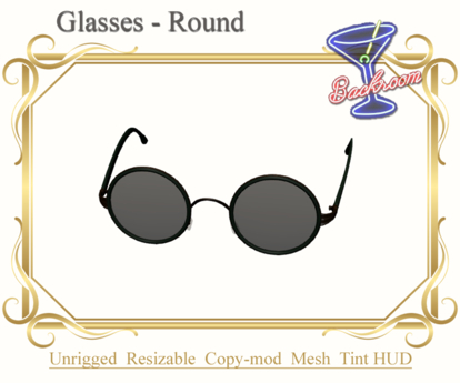 Second Life Marketplace Brb Glasses Round